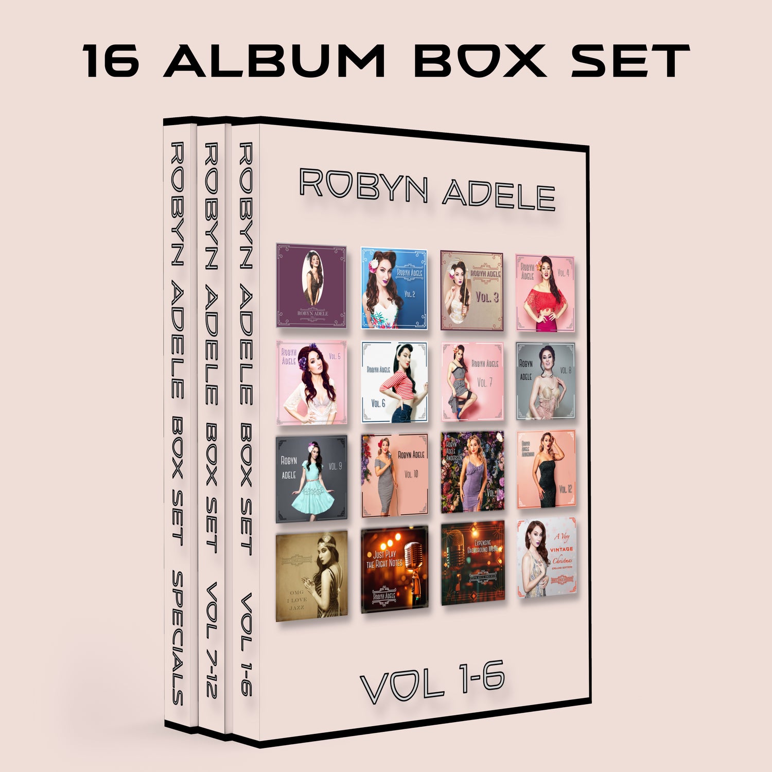 Robyn Adele CD Box Set - 16 Albums